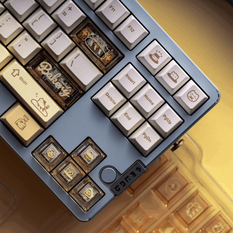 Soulcat Bakery Meow Cherry Profile PBT+PC Keycaps Set – mechkeysshop