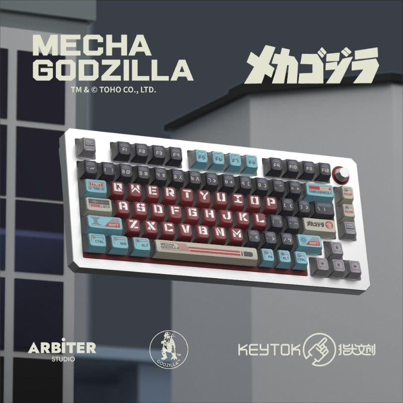 KeyTok Mecha Godzilla KOL Profile Dye-Sub Keycaps – mechkeysshop