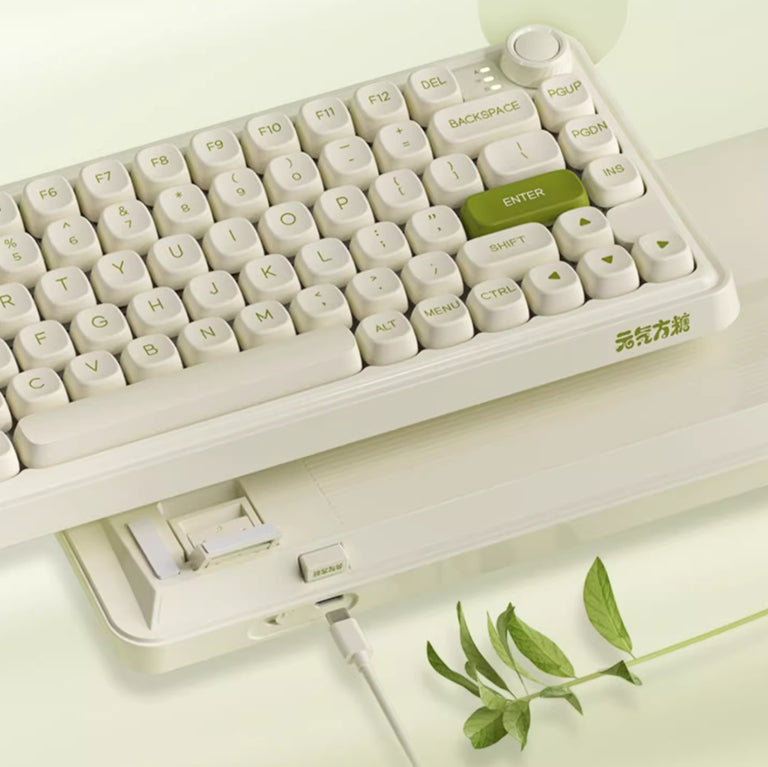DAREU Z82Pro Sugar Cube Series Lime Three Mode Mechanical Keyboard ...