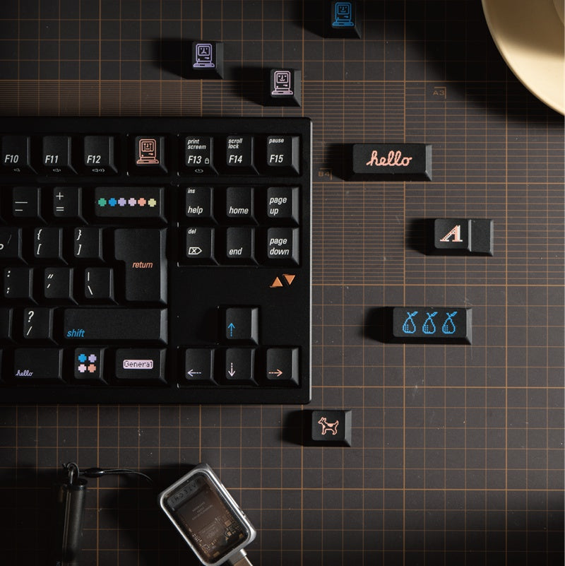 Keyboard Science Mac Color Cherry Profile ABS/PBT Keycaps Set ...