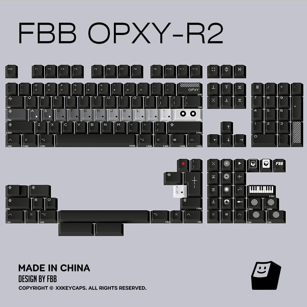 FBB OPXY R2 Cherry Profile PBT Keycaps Set – mechkeysshop