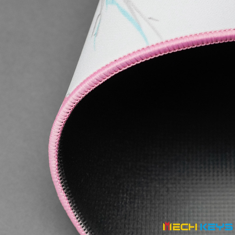 Uncle Panda Mini Pink Neon Gaming Mousepad – mechkeysshop