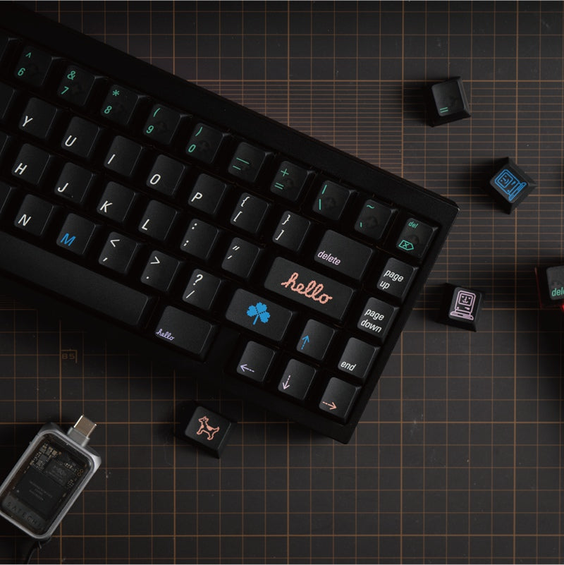 Keyboard Science Mac Color Cherry Profile ABS/PBT Keycaps Set ...