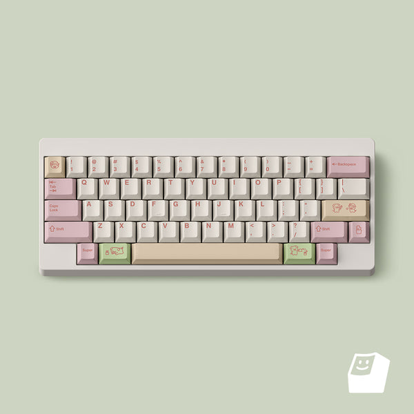FBB Flower Shop Cherry Profile PBT Keycaps Set – mechkeysshop
