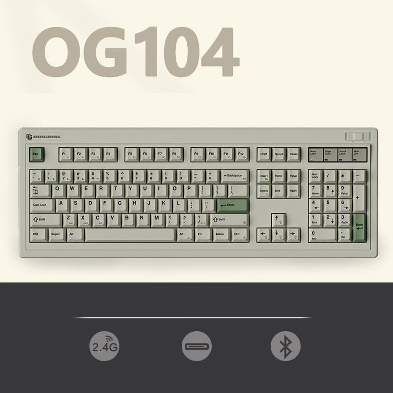 FL·ESPORTS OG87/OG104 Retro Mechanical Keyboard – mechkeysshop