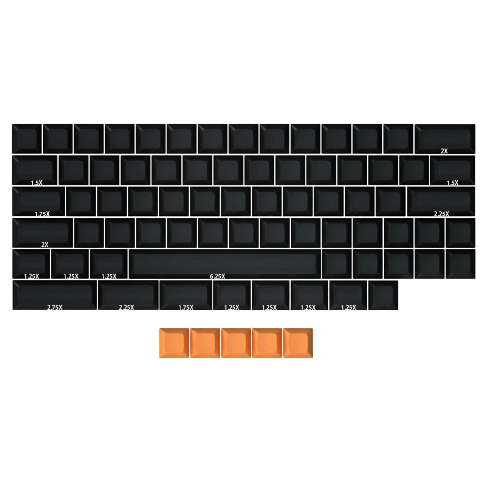 IDOBAO Blank 61 64 68 ANSI DSA Keycaps Profile Thick PBT Keycap ...