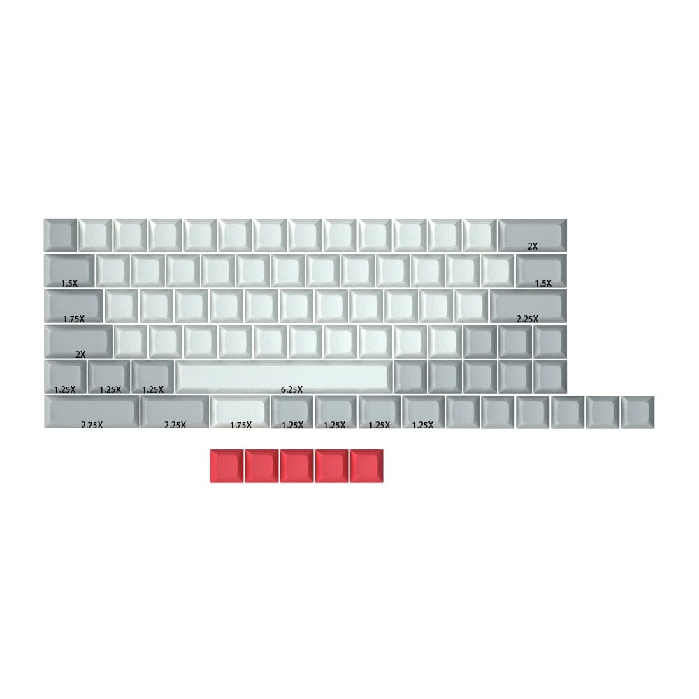 IDOBAO Blank 61 64 68 ANSI DSA Keycaps Profile Thick PBT Keycap ...