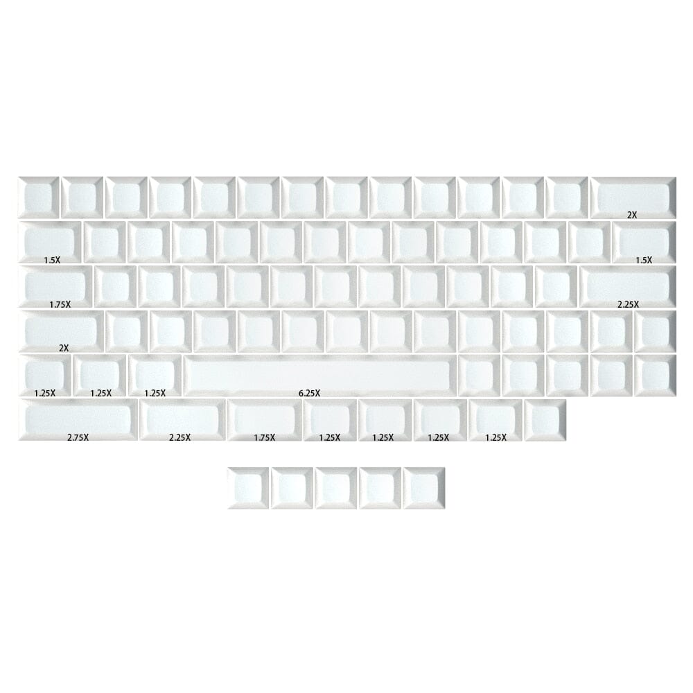 IDOBAO Blank 61 64 68 ANSI DSA Keycaps Profile Thick PBT Keycap ...