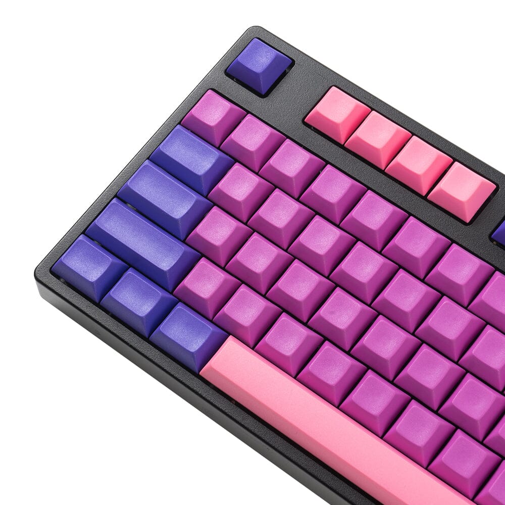 IDOBAO DSA Profile PBT Blank Pink Purple Keycap – mechkeysshop