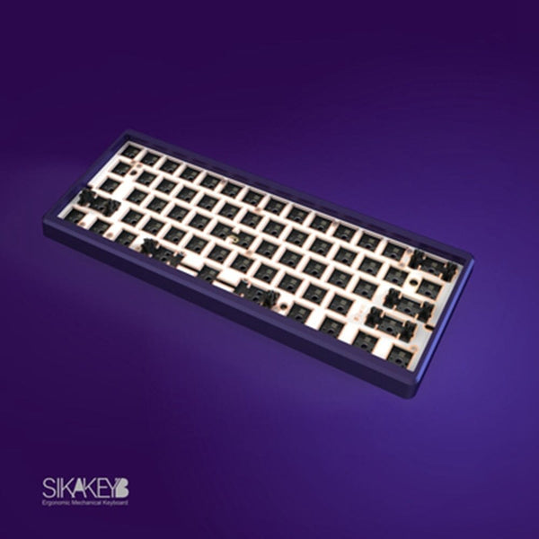 SIKAKEYB SK1 Series1 Aluminum/Transparent 61keys Keyboard Kit ...