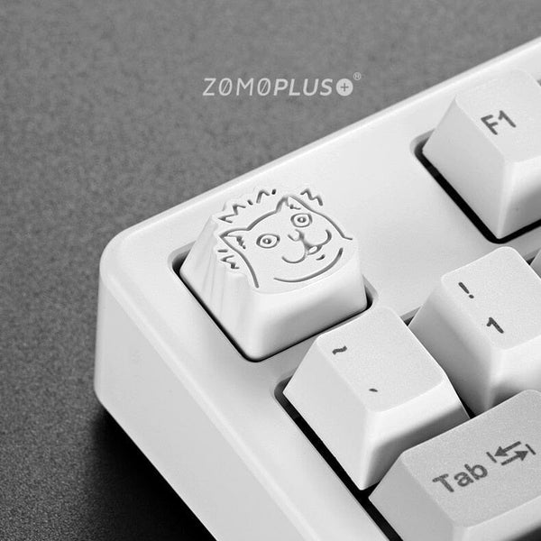 ZOMOPLUS Mur Cat Meme Aluminum Artisan Keycap – mechkeysshop