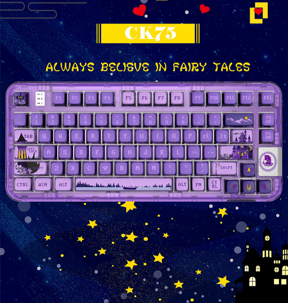 CoolKiller CK75 Pixel Fairytale Mechanical Keyboard – mechkeysshop