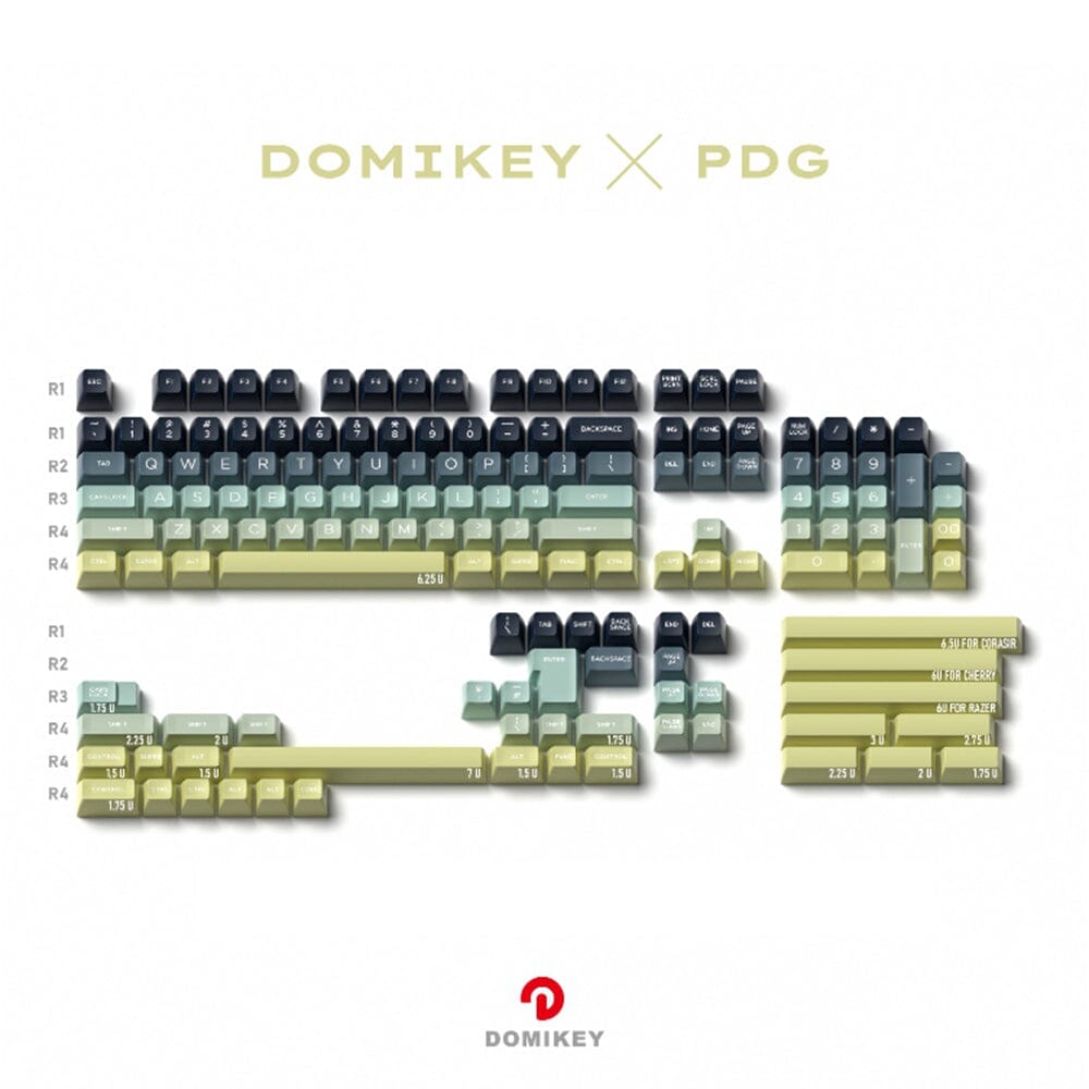 DOMIKEY Polar Light SA Profile Keycaps Set – mechkeysshop