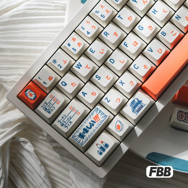 FBB Rāmen Ichiraku Cherry Profile Keycaps Set – mechkeysshop