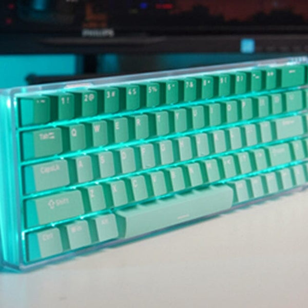 OSHID Green Gradient OEM Keycaps – mechkeysshop